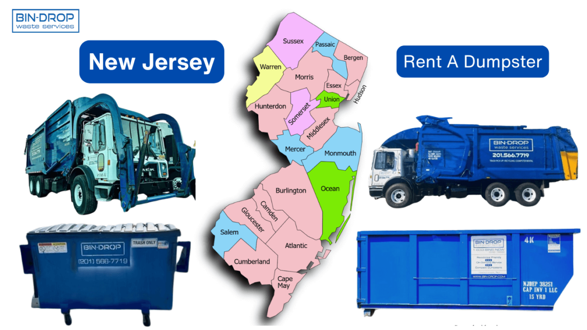 Dumpster Rental Service Areas New Jersey » Bin-Drop Waste Services